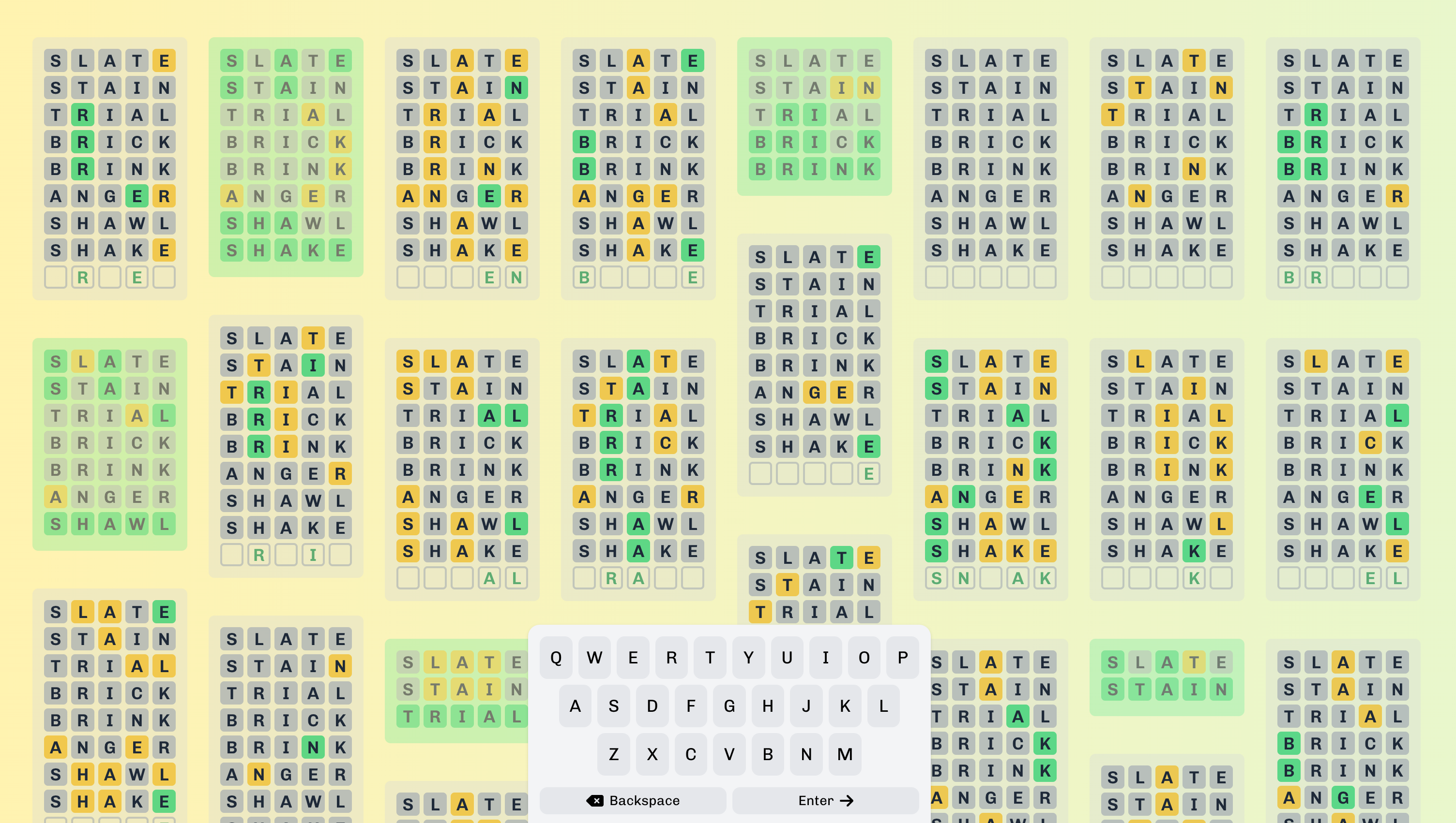 GitHub - jakeo-dev/everydle: Play every Wordle at once